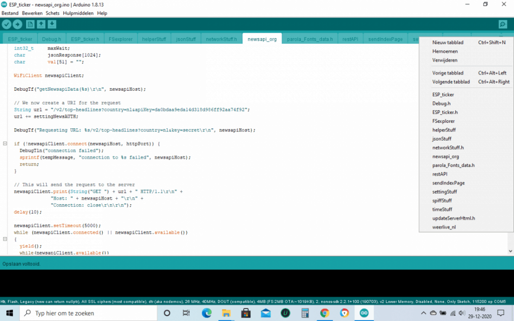 ESP8266-TickerWillem's Website
